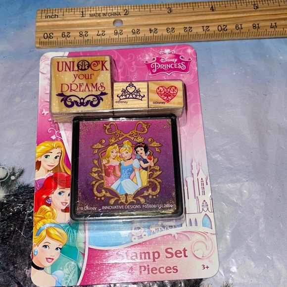 Disney | Toys | Disney Princess Stamp Set 4 Pcs | Poshmark